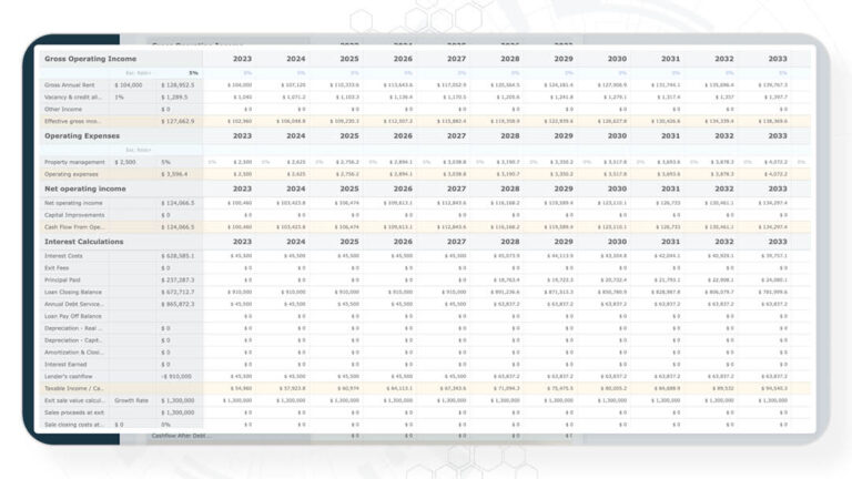 Real Estate Pro Forma Software Property Investment Analysis